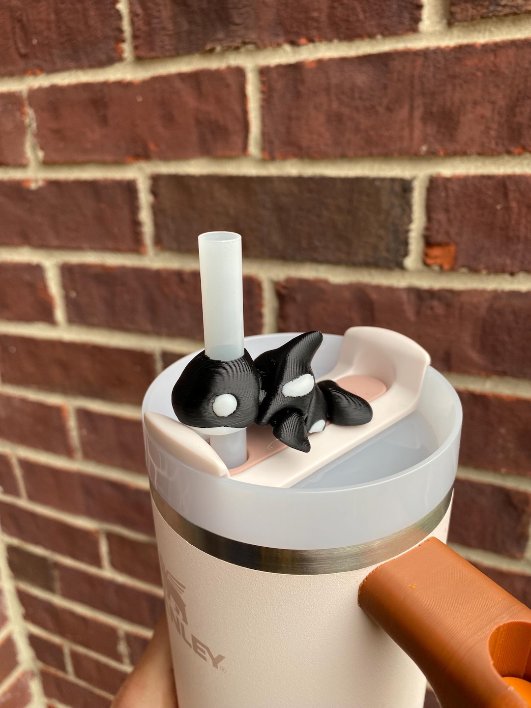 Orca Killer Whale Straw Toppers/ Charms Straw Buddies for Stanley ...