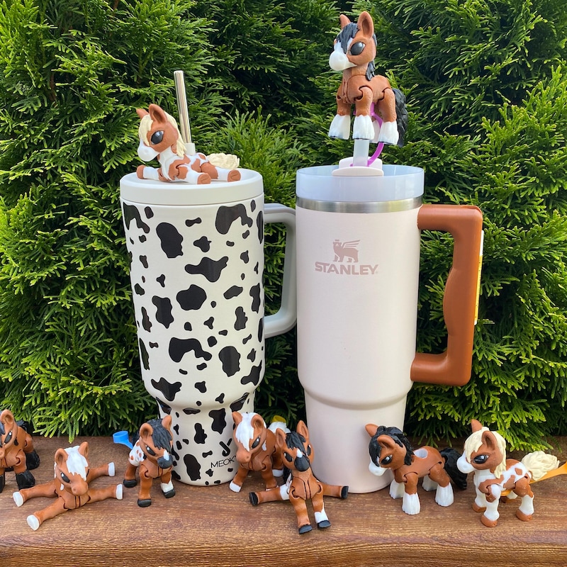 Straw Topper Buddy Charm - Etsy