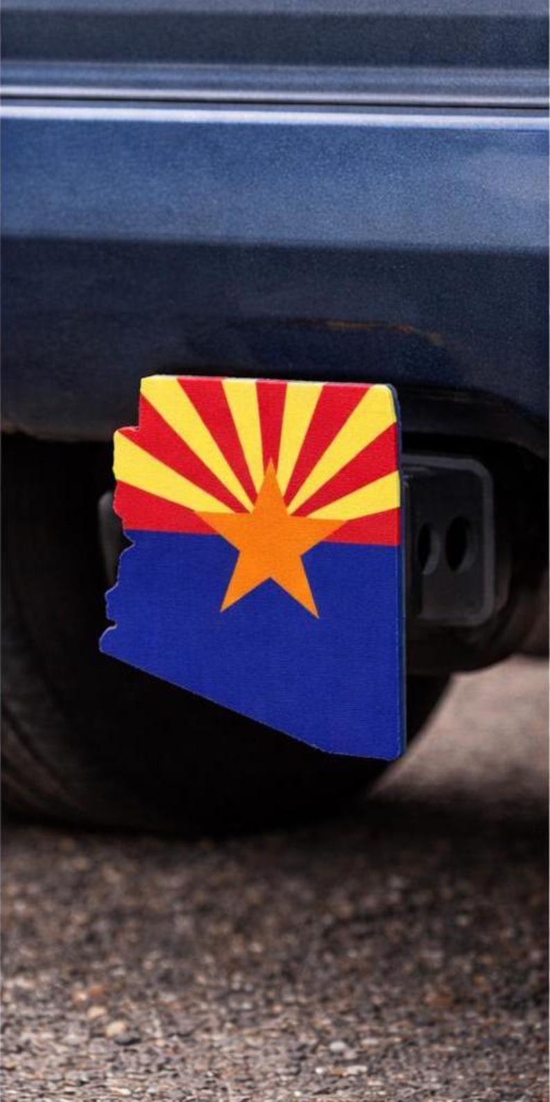 Arizona Flag Hitch Cover | 3D Printed Trailer Hitch Plug | Arizona ...