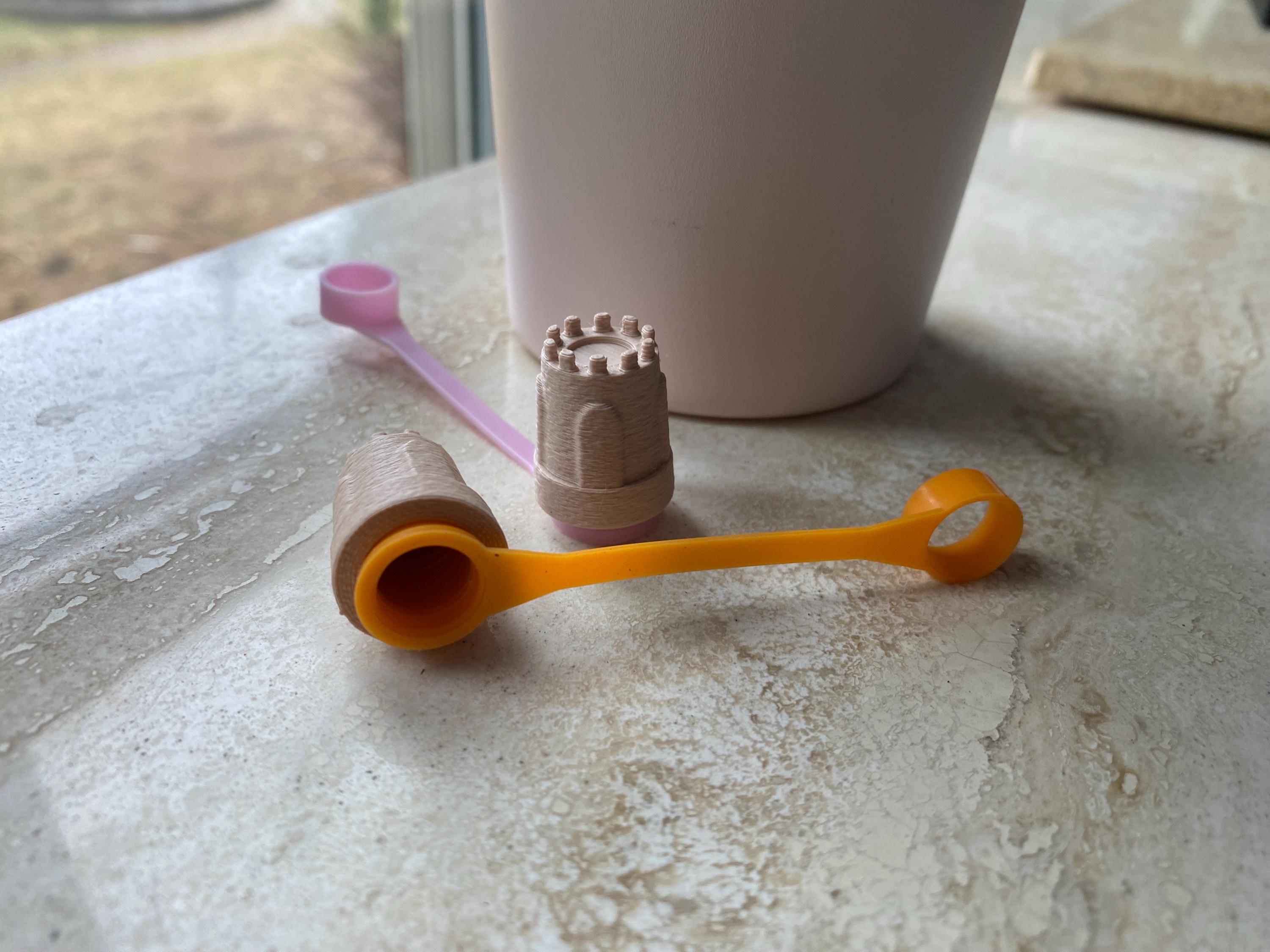Cute Sand Castle Beach Vacation Summertime Straw Toppers/ Charms for ...