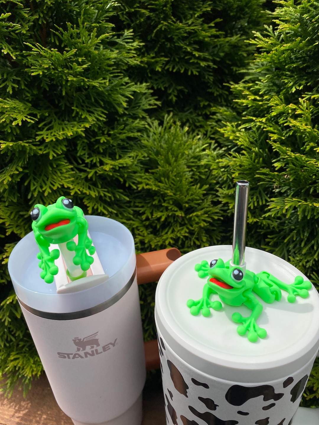 Vibrant Articulated Tree Frog Straw Toppers/ Charms for Stanley ...