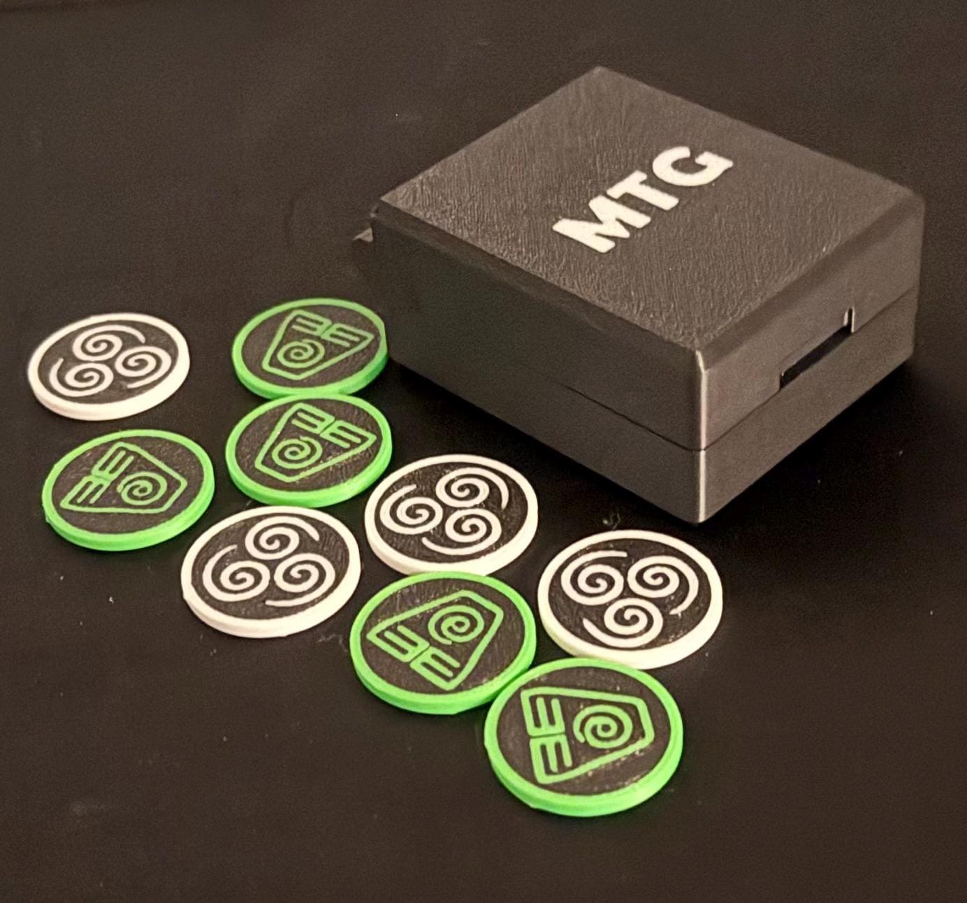 Custom Counters for MTG TLA Bending Abilities: Textured Tokens for ...