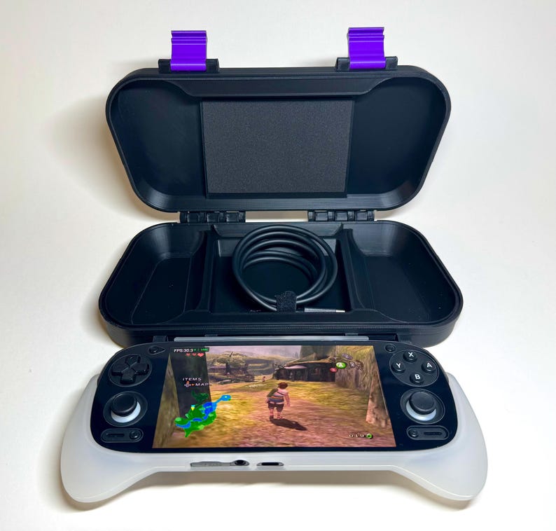 Custom Case for Retroid Pocket 5 & Official Grip: Protective Travel RP5 ...