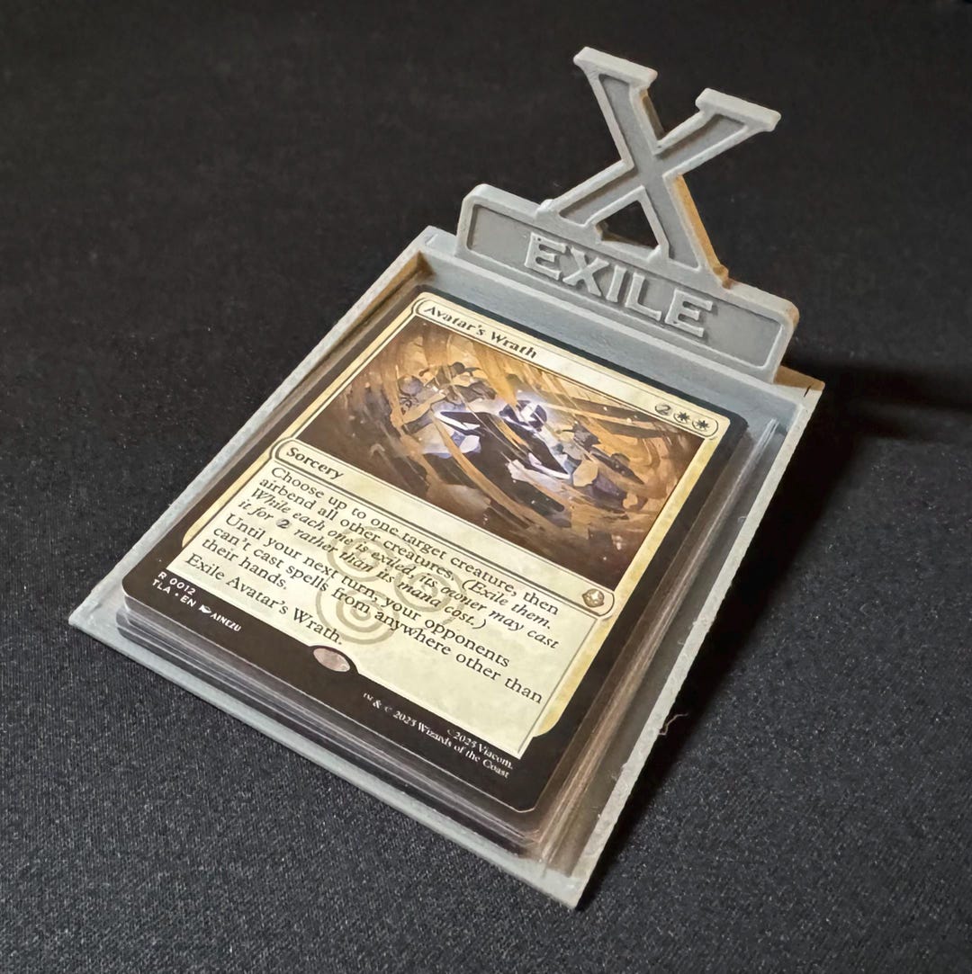 Custom MTG Exile Tray | 3D Printed Discard Pile Holder for Magic the ...