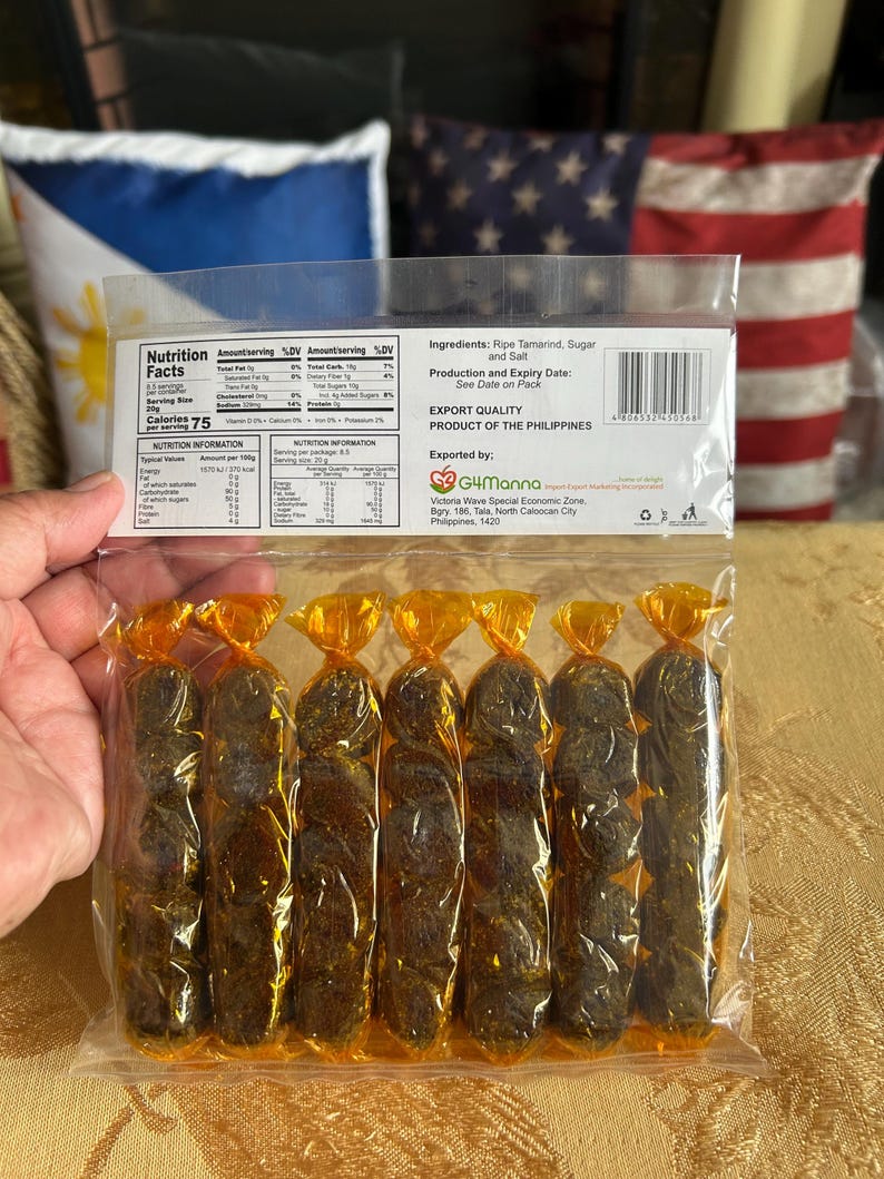Philippines Sampaloc Tamarind Sweets Naman Salted Tamarind Candy (two/2 ...