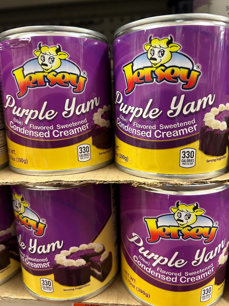 Four (4) Cans Philippines Ube Creamer, Sweet Cow Ube Condensed Creamer ...