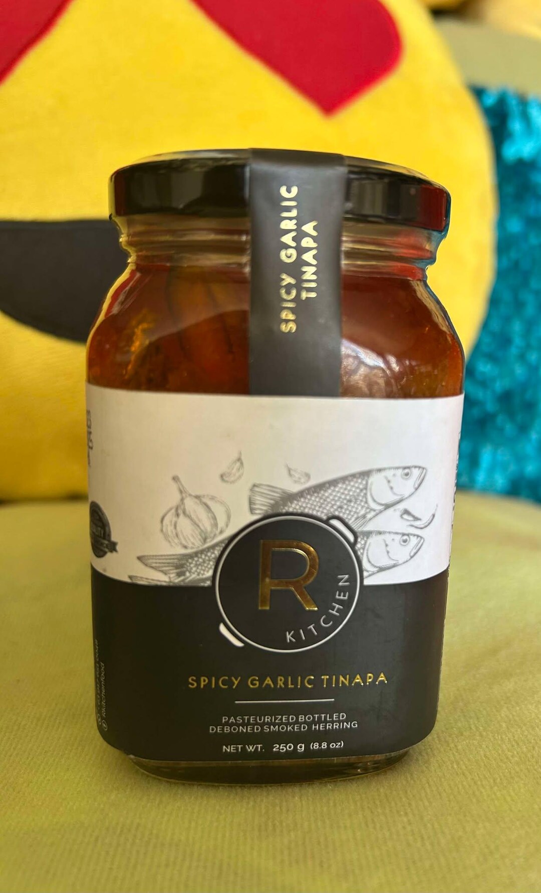 Two (2 & 4 Jars )philippines R Kitchen Lemon Garlic and Spicy Garlic ...