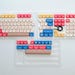 Circus Keycap Set, 126 Keys PBT GMK XOA Profile, Retro Mosaic Cute ...