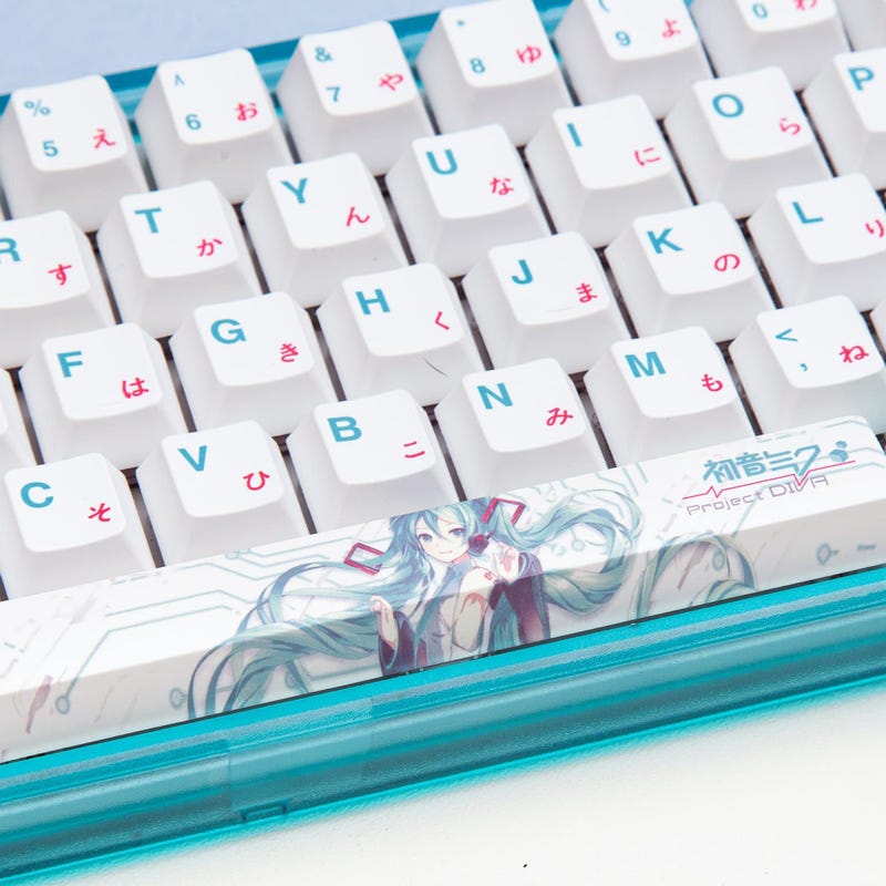 Miku Pbt Keycaps - Etsy
