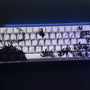Tokyo Ghoul Keycaps Set, Kaneki Ken Theme, One-eyed Ghoul Vibes, 130 ...