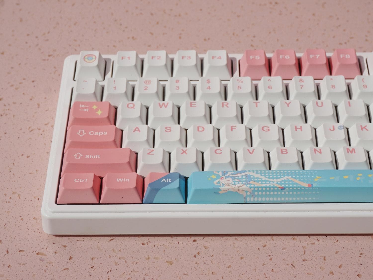 Sylveon – Eevee Fairy Keycap Set | Pokémon Theme | PBT Cherry Profile ...