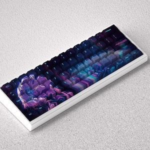 Cyberpunk Lucy Keycaps, Edgerunners Inspired, Minimalist 73-key Cherry ...