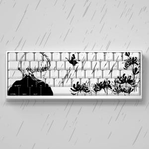 Tokyo Ghoul Keycaps Set, Kaneki Ken Theme, One-eyed Ghoul Vibes, 130 ...