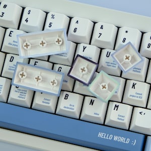 Programmer Style Keycap Set, 148 Keys PBT Cherry Profile, Mechanical Keyboard Keycaps, Artisan ...
