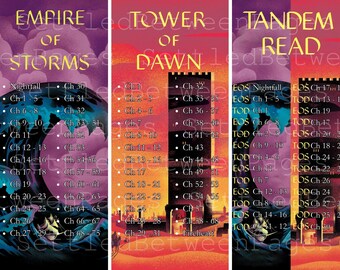 Throne of Glass Tandem Read Bookmarks - Etsy