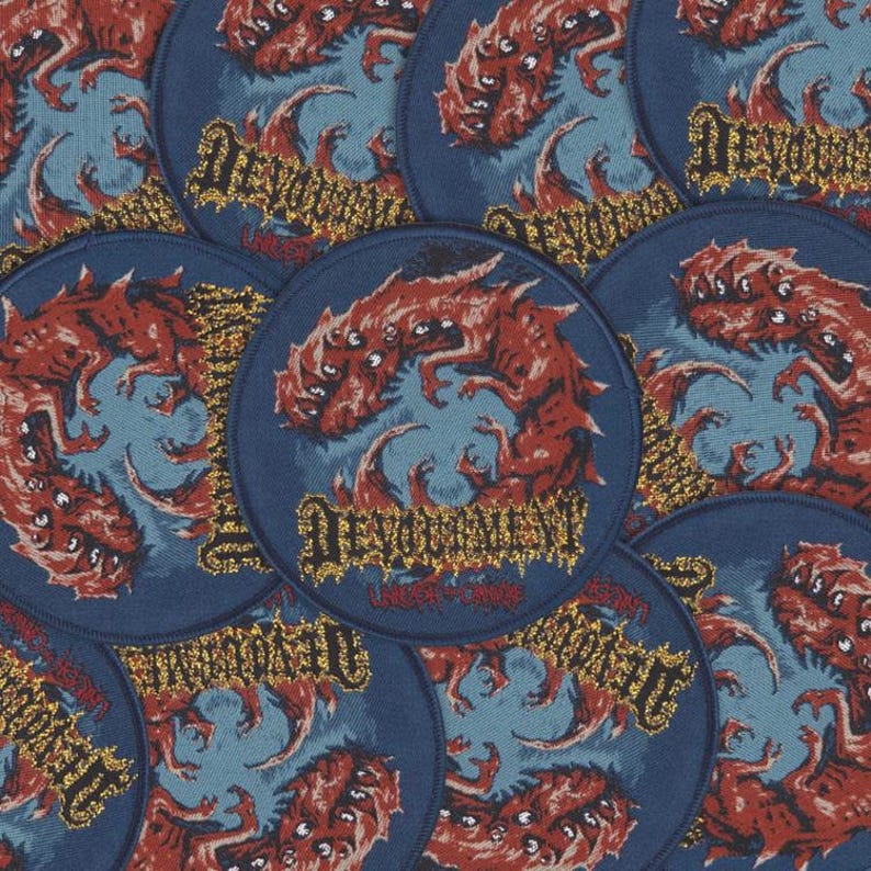 Devourment Woven Patch: Metal Battle Jacket Emblem (9.8cm Dia.) - Etsy