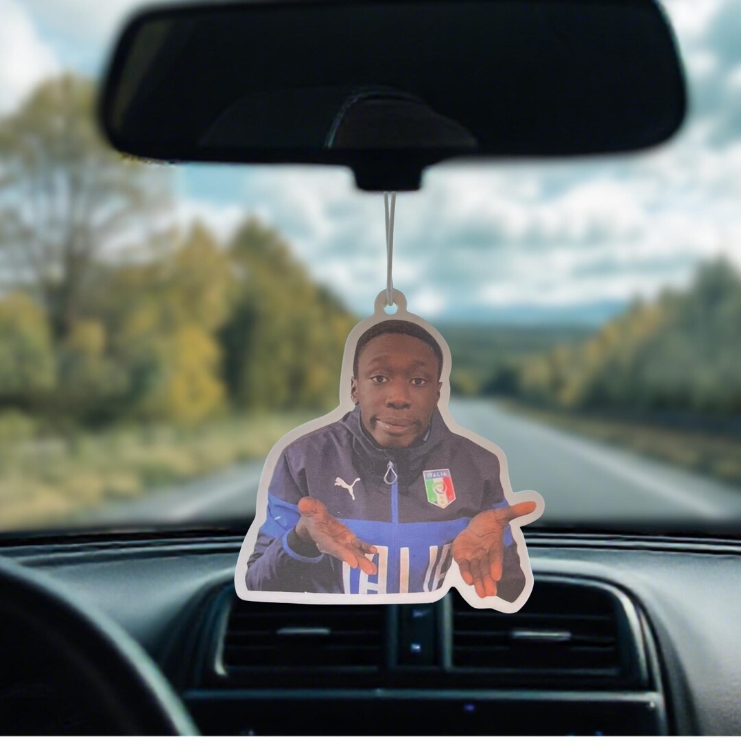 Khaby Lame Car Air Freshener | Funny Hanging Air Freshener in New Car ...