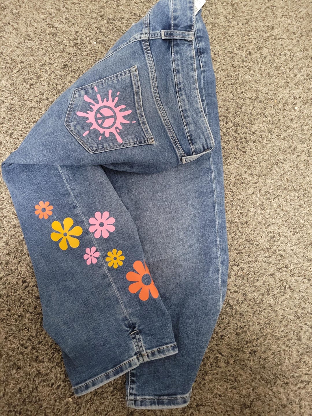 Flower Power Pants - Etsy