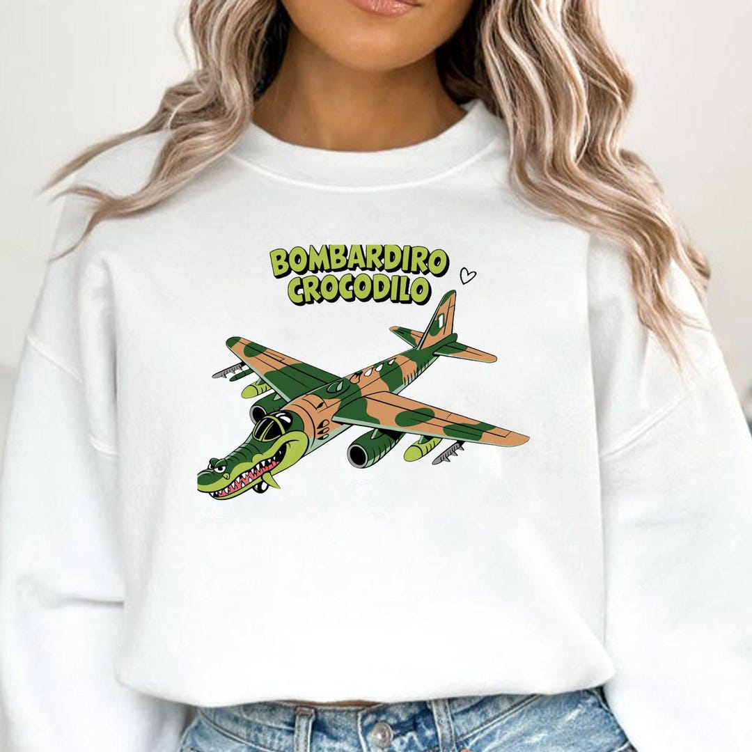 Funny Bombardino Crocodilo Png, Brain Rot Svg, Meme Sublimations, Weird ...