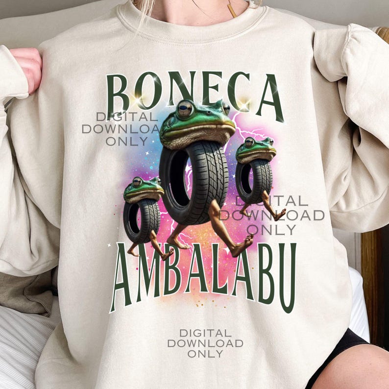 Funny Boneca Ambalabu Png, Brain Rot Svg, Silly Frog Meme Sublimations ...
