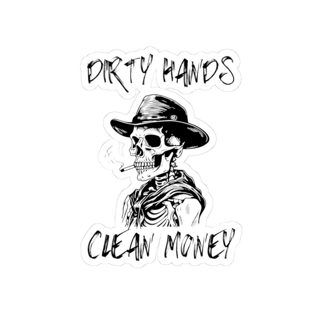 Blue Collar Worker Skeleton Kiss-cut Stickers, Workman Decal, Laborer ...