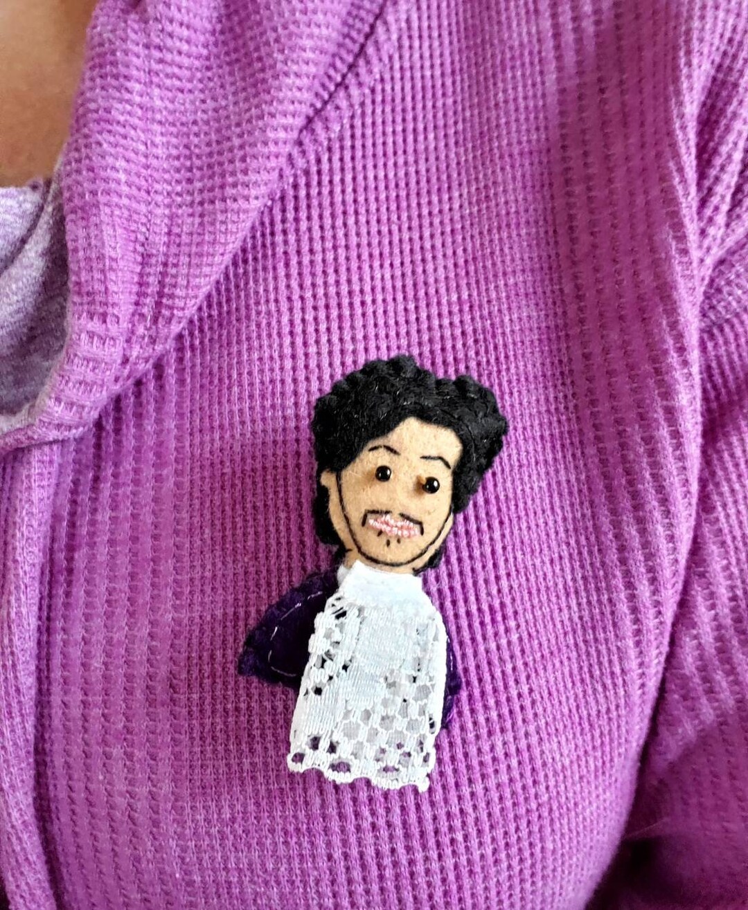 Prince Purple Rain, Handmade Prince Pin, Felt Prince Pin - Etsy