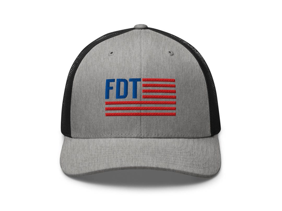 FDT Flag Trucker Cap - Anti-trump - Resist Trump - Etsy