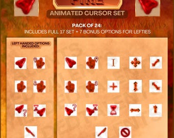 Blue Fire Theme Cursor Pack | Custom Animated Mouse Cursors for Windows ...