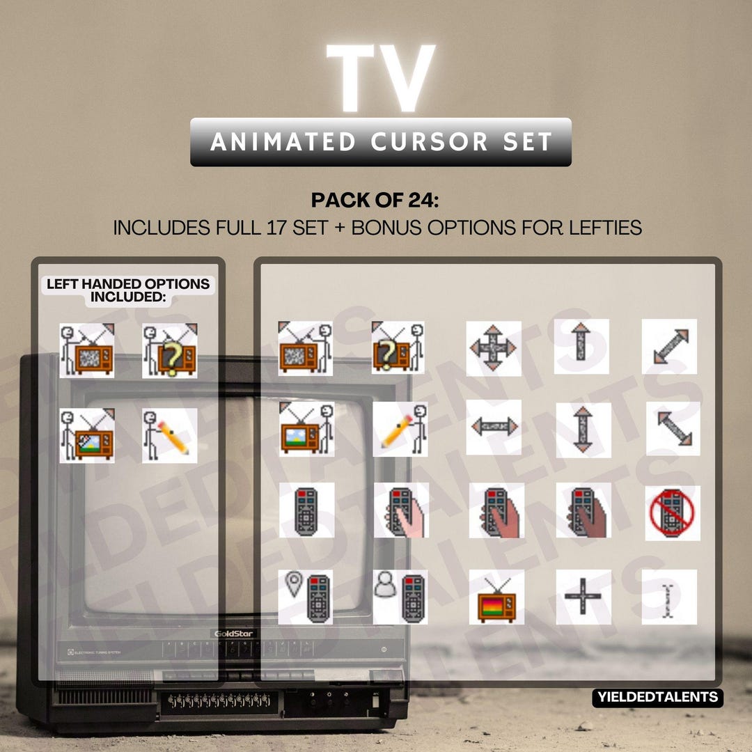 TV Theme Cursor Pack | Custom Animated Mouse Cursors for Windows PC ...