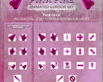 Blue Fire Theme Cursor Pack | Custom Animated Mouse Cursors for Windows PC - Full Set + Bonus ...