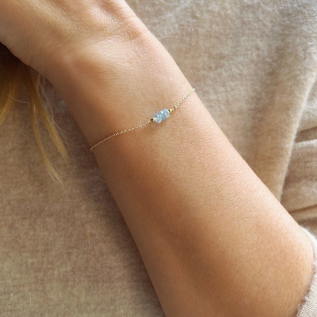 Blue Topaz Bracelet, Blue Topaz Bracelet for Women, Blue Topaz Jewelry ...