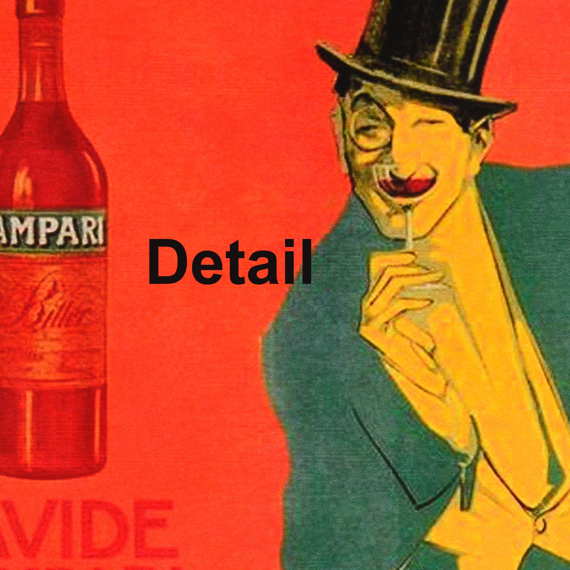 Vintage Drinking Posters Set of 2, Italian Alcohol Prints, Cocktail ...