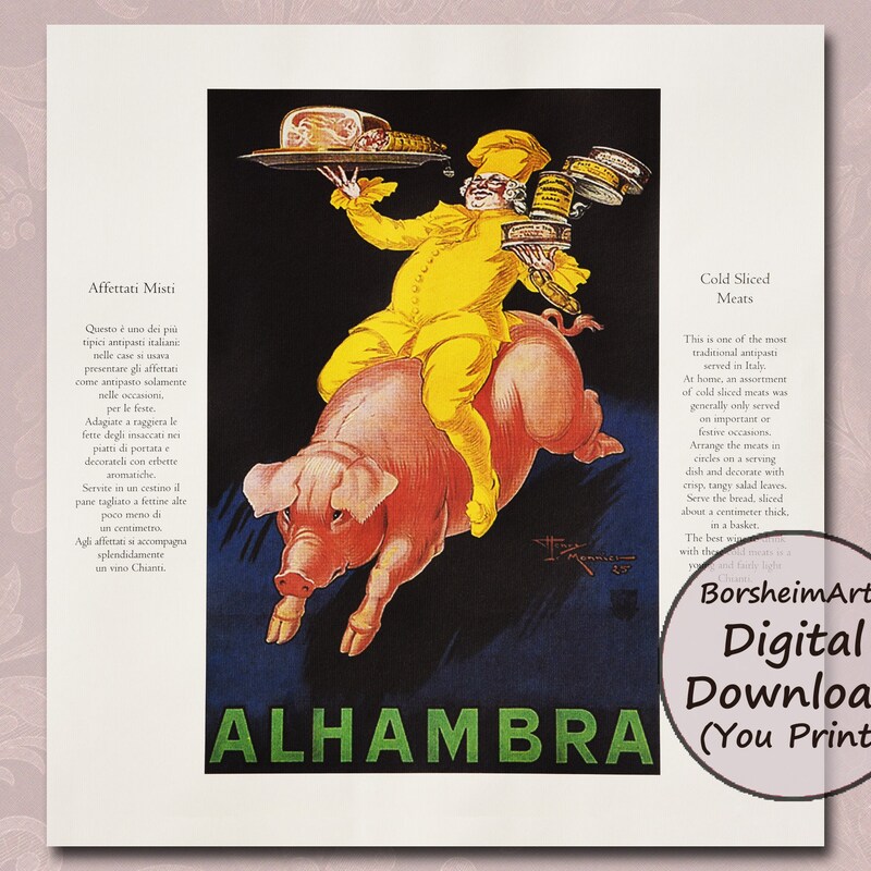 Italian Food Ads - Etsy