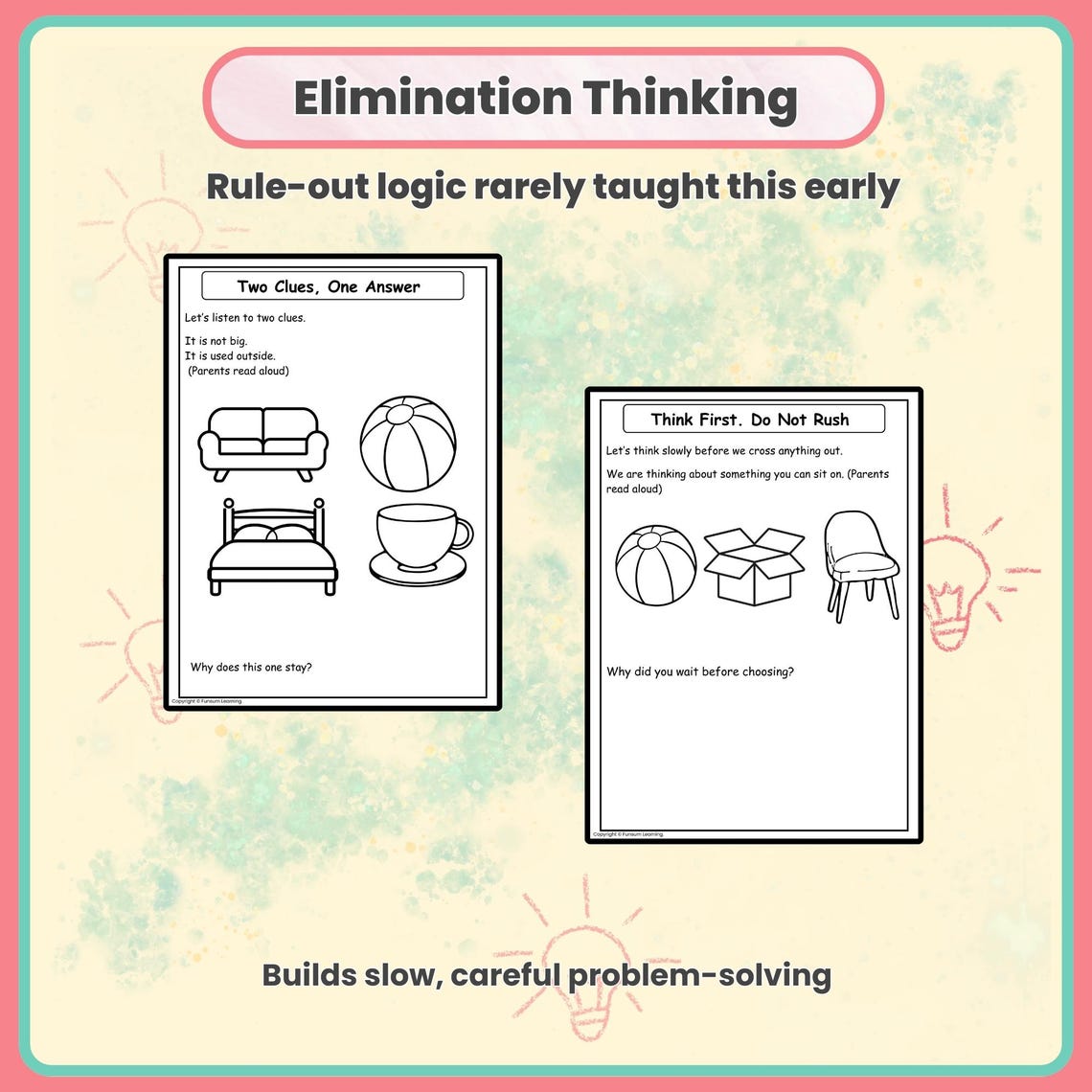 Critical Thinking Worksheets for Preschool | Logic Activities for Ages ...