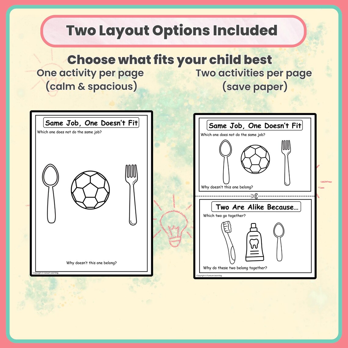 Critical Thinking Worksheets for Preschool | Logic Activities for Ages ...