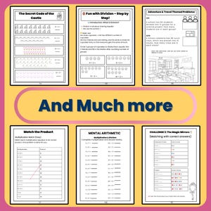 Multiplication Division Math Worksheets | Printable Activities for 2nd ...
