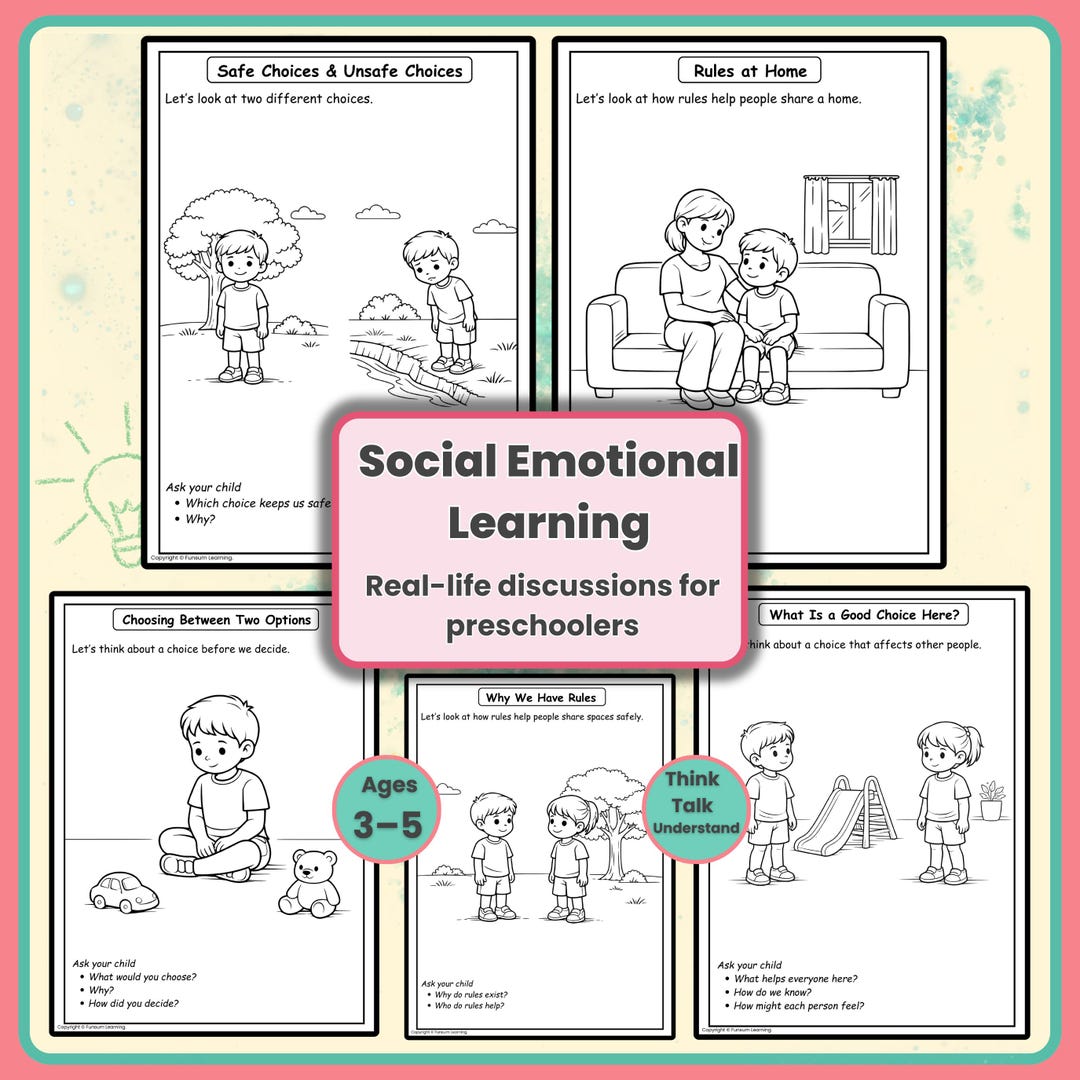 Social Emotional Learning Worksheets for Preschool | Emotional ...