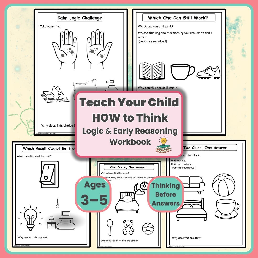 Critical Thinking Worksheets for Preschool | Logic Activities for Ages ...
