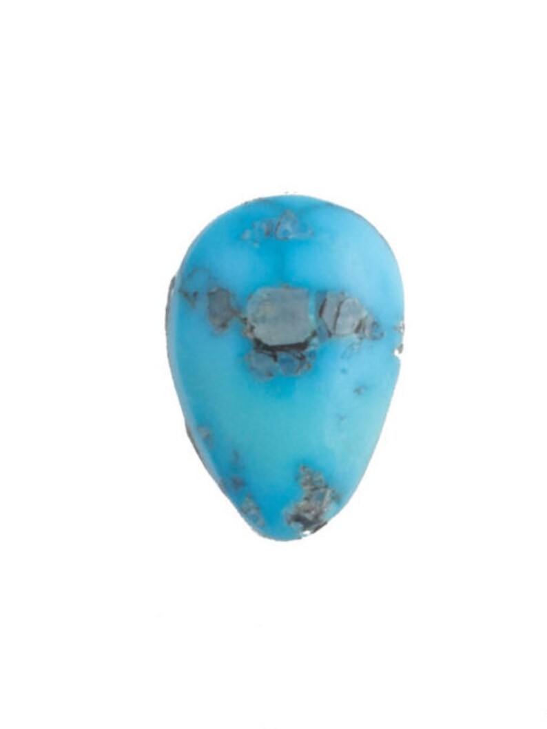 8 cts. Natural Sky-Blue Kingman Turquoise Quartz Matrix | Etsy