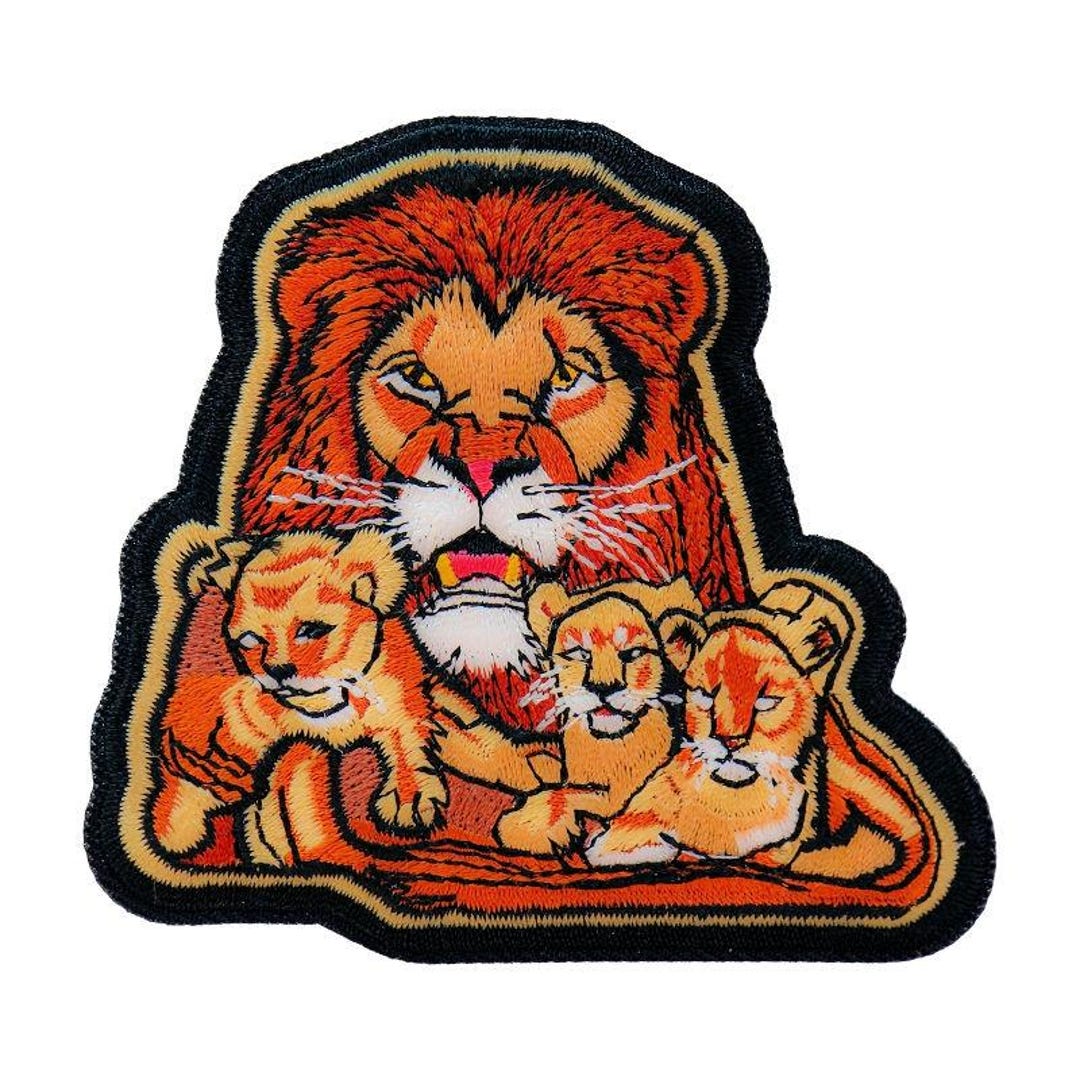 Beautiful Lion and Three Cute Lion Cubs Baby Lions Big Cat Animal ...