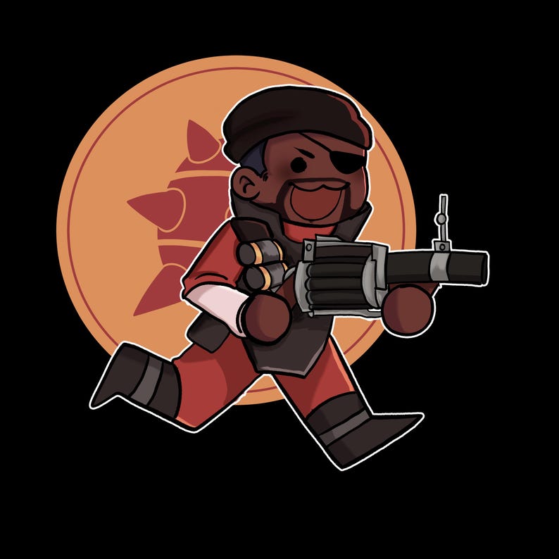 Tf2 RED Keychains - 3 INCH - Etsy