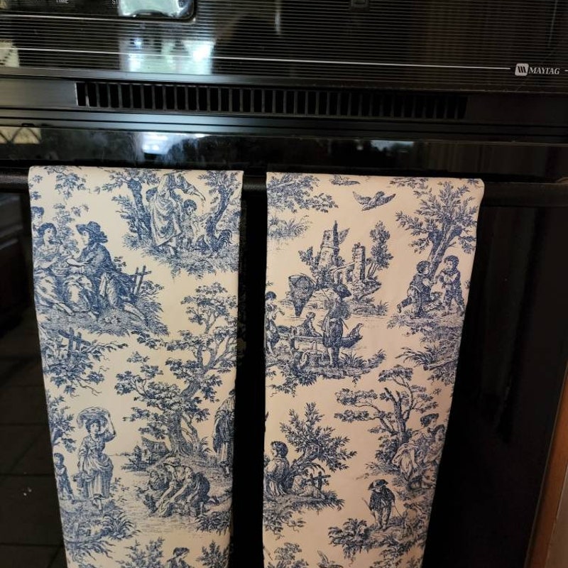 Toile Kitchen Towel - Etsy