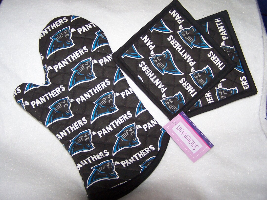NFL Carolina Panthers Oven Mitt and Pot Holders Set - Etsy