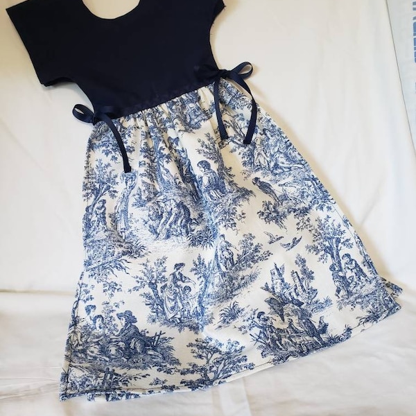 Toile Dress - Etsy