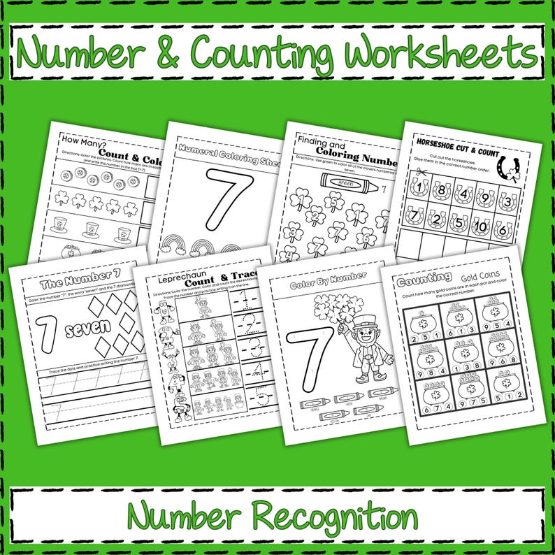 March Preschool Activity Workbook Age 3-5, Preschool Curriculum ...