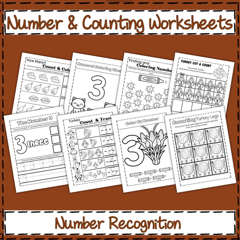 November Preschool Activity Workbook Age 3-5, Preschool Curriculum ...