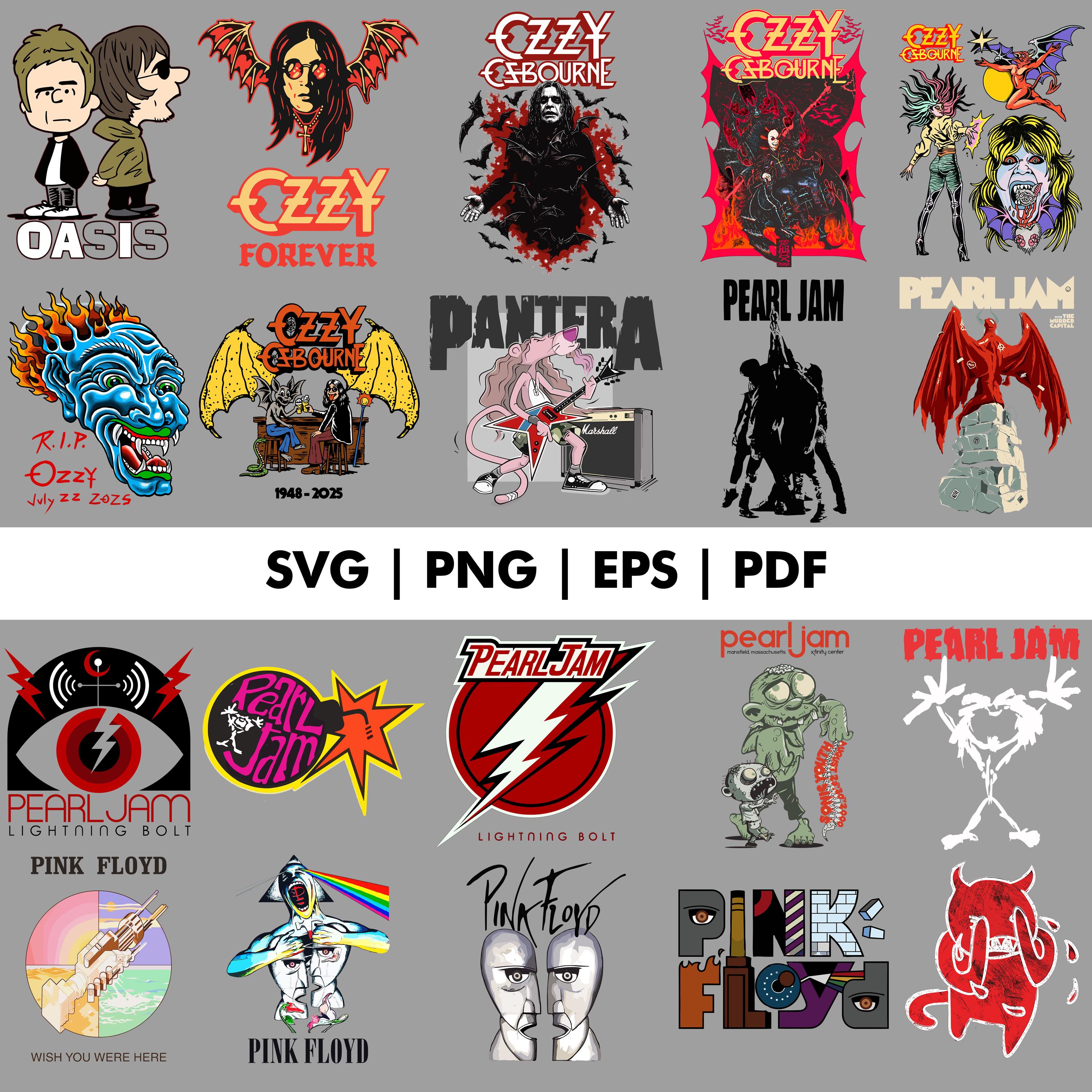 Rock Band SVG Bundle: 217 Files, Music Art (digital Download) - Etsy