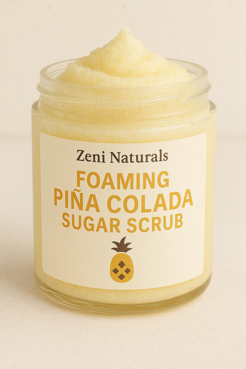 Emulsified Sugar Body Scrubs Natural Purifier and Exfoliating 4oz and ...