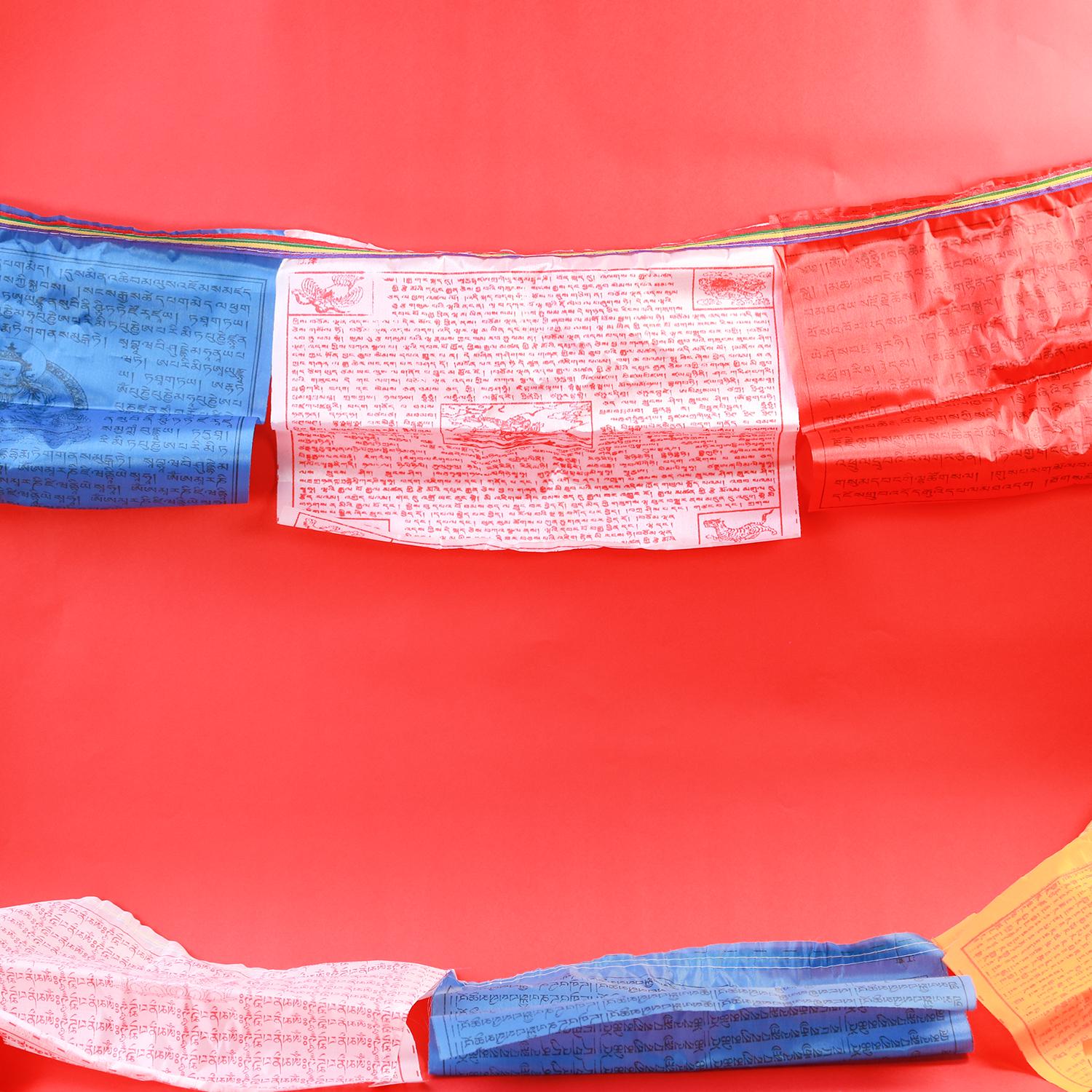 Tibetan Prayer Flags, Five-color Flags, Tibetan Windhorse Flags, the ...