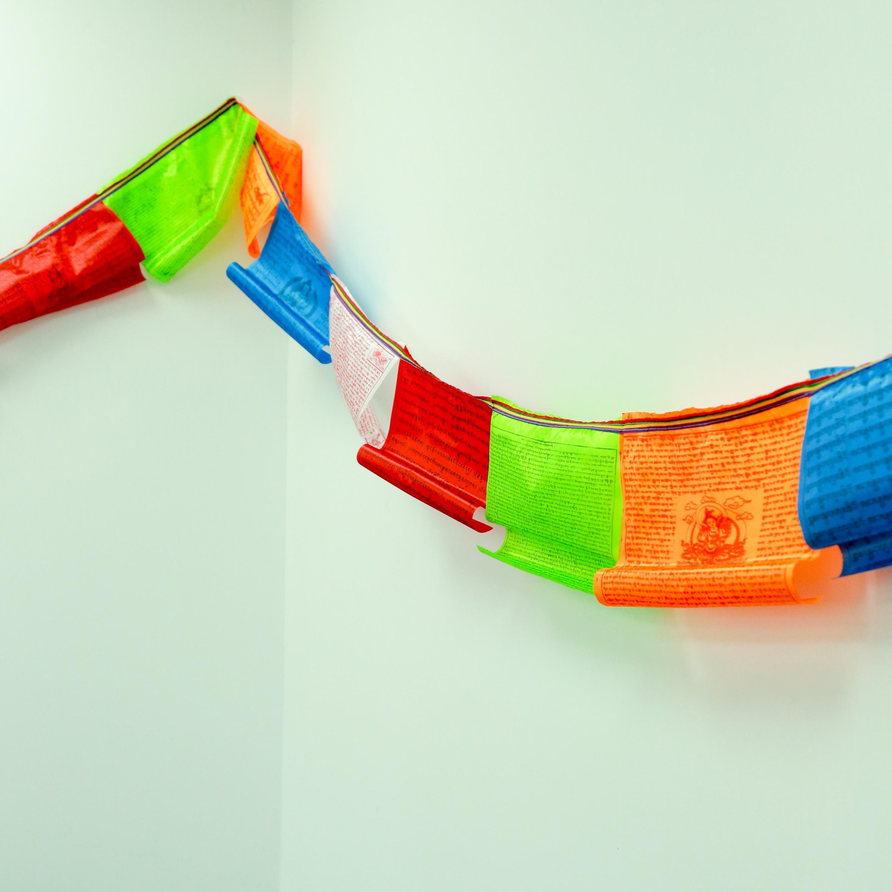 Tibetan Prayer Flags, Five-color Flags, Tibetan Windhorse Flags, the ...